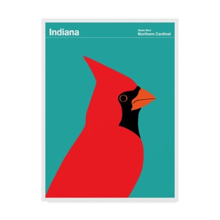 Trademark Fine Art Print Collection - Artist 'Indiana Bird Cardinal ...
