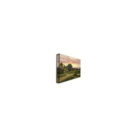 Trademark Fine Art Benjamin Leader 'Worcestershire Cottages, 1912 ...