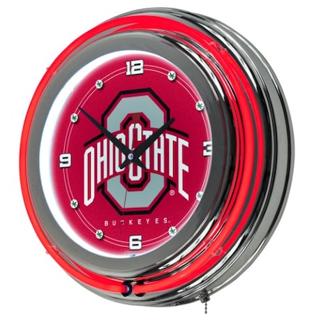 Trademark Gameroom The Ohio State University Neon Clock - 14 inch ...