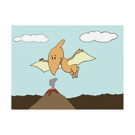 Trademark Fine Art Pam Ilosky 'Prehistoric Playtime III Childrens Art ...