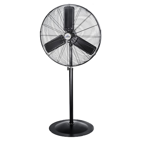Iliving Adjustable Height Pedestal Fan, 30 in Blade Dia, 120V, 8400 cfm ...