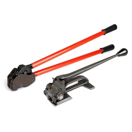 Teknika Strapping Systems 3/4" Steel Strapping Tool Set, HD Tensioner ...