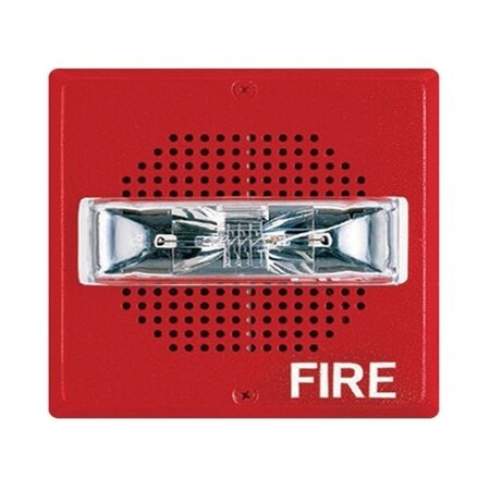 Wheelock HN STR, RED, 2W, WALL, 12/24V, 8CD SR | Zoro