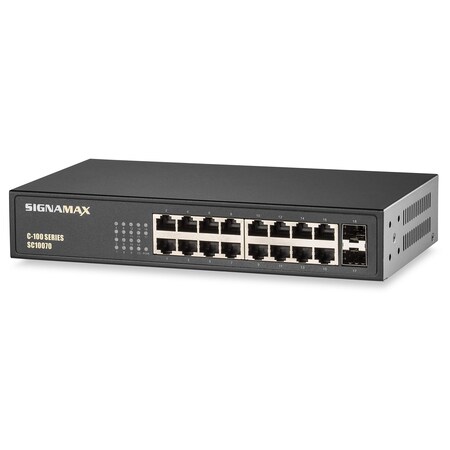 Signamax Connectivity C-100 4 Port Gigabit PoE+ Switch FO-SC10110 | Zoro
