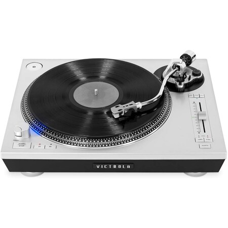 Innovative Technology Victrola Portable Vintage Turntable, BK VSC-550 ...