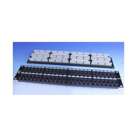 Hyperline Modular Blank patch panel 48 ports 2U PPBL4-19-48-RM | Zoro