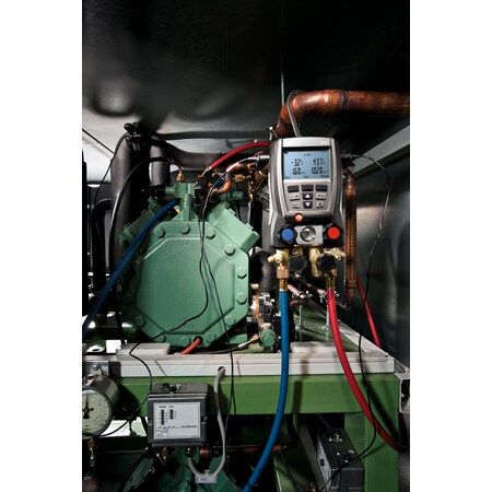 Testo Testo 570, 4-Valve digital manifold kit with data logging 0563 ...