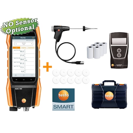 Testo Testo 300 LL, Commercial Combustion Analyzer kit 0564 3004 93 | Zoro
