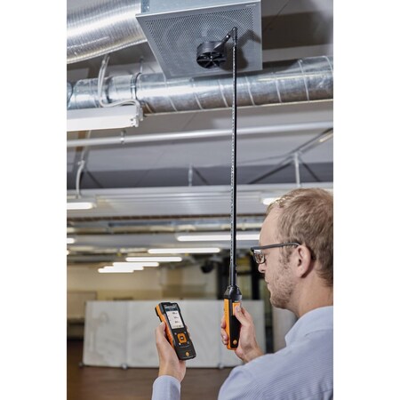 Testo Vane probe, Ø 100 mm incl. temperature sensor, fixed cable 0635 ...