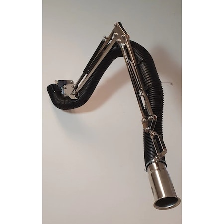 Lev-Co 5' ATEX extractor arm c/w 6.3"diameter hose, straight capture ...