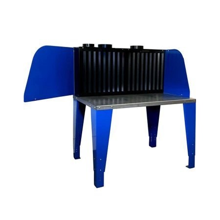 Lev-Co 53"W GP Backdraft table for direct duct connection, side panels ...