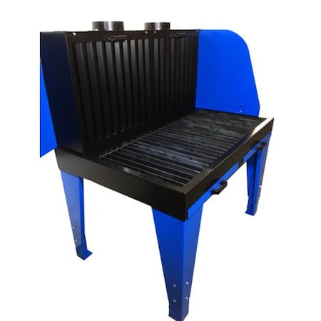 Lev-Co 39" GP Back&downdraft table for direct duct connection, side ...