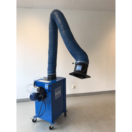 Lev-Co 700-1400 CFM portable filter unit c/w self cleaning, (SCF), 9 ...