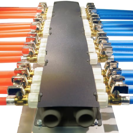 Apollo 32-Port PEX Manifold with 1/2 in. Brass Ball Valves 6907932CP | Zoro