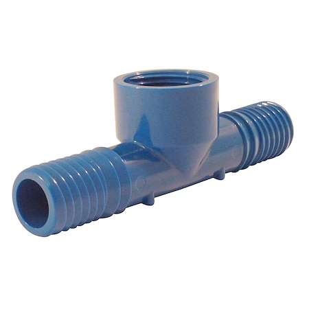 Apollo 3/4 in. Blue Twister Polypropylene Insert x FPT Tee ABTFT34 | Zoro