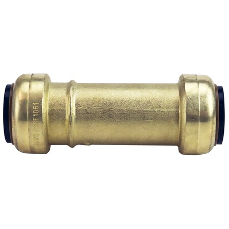 Apollo 1 in. Brass Push-To-Connect Slip Repair Coupling FSBC1SL | Zoro
