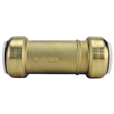 Apollo 1 in. Brass Push-to-Connect PVC Slip Repair Coupling FSBIPSC1SL ...