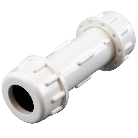 Apollo 3/4 in. x 3/4 in. PVC Compression Coupling PVCCOMP34 | Zoro