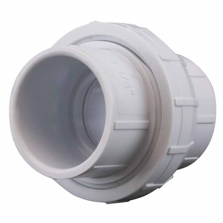 Apollo 1-1/4 in. x 1-1/4 in. PVC Slip Joint x Slip Joint Union PVCU114 ...