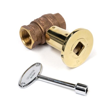 The Outdoor Plus 1/2 Full-Flow Ball Valve - Gold OPT-256FFGO | Zoro