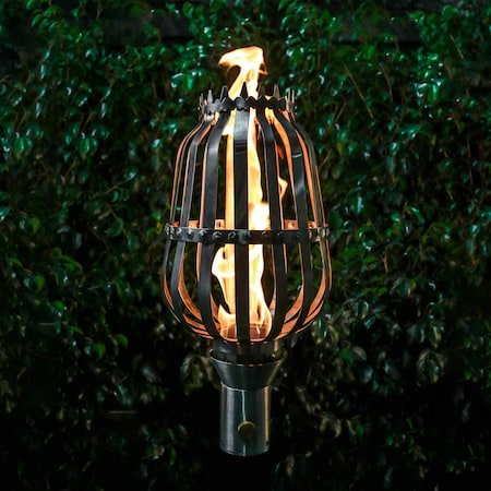 The Outdoor Plus Urn Original TOP Torch & Post Complete - Stainless ...