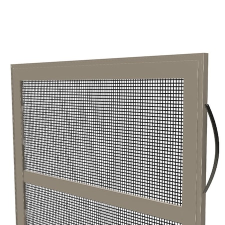 Ritescreen 36 in W x 12 in H Double-Hung Window Screen, DH2, Charcoal ...