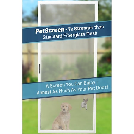 Ritescreen 80-3/8in W x 32-7/8in H Sliding Screen Door, KD.144EXT ...