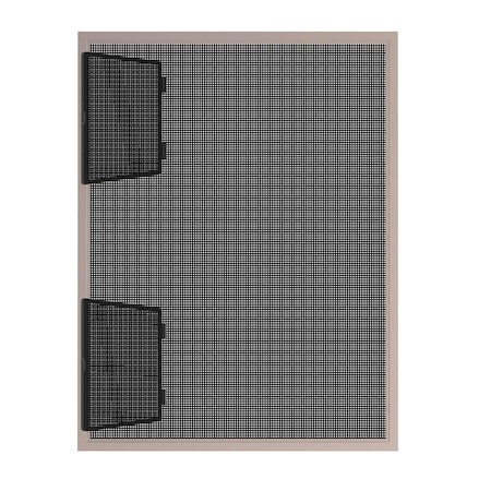Ritescreen 31 in. W x 79 in. H Wicket Window Screen, WK2L, Standard ...