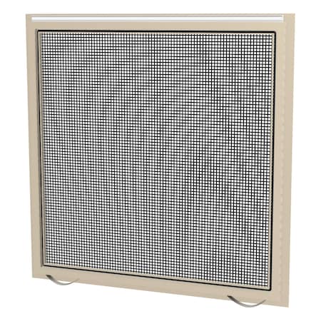 Ritescreen 30 in W x 70 in H Casement Window Screen, CA5, Aluminum Mesh ...