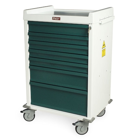 Mri Safe Carts MR-Conditional 7 Drawer Anesthesia Cart, Key locking ...
