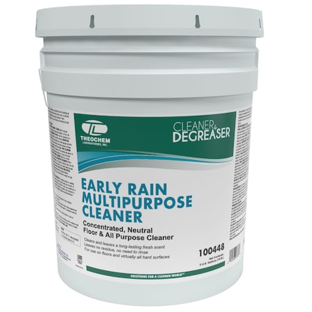 Theochem EARLY RAIN MULTIPURPOSE CLEANER - 5 GL PAIL, Floor Cleaner ...
