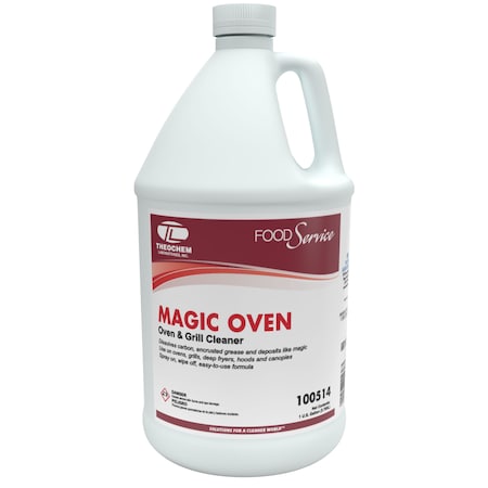 Theochem MAGIC OVEN CLEANER - 4/1 GL CASE, Over Cleaner, 4PK 100514 ...