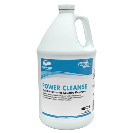 Theochem Laundry Detergent, 1 gal Bottle, Liquid, Odourless, Blue, 4 PK ...