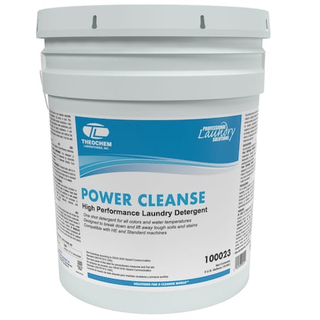 Theochem Laundry Detergent, 5 gal Pail, Liquid, Odourless, Blue 100023 ...