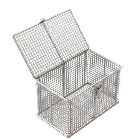 Anysizebasket Rectangular Wire Mesh Basket: 10Lx6Wx6H, 304 SS, 3/16 Rod ...