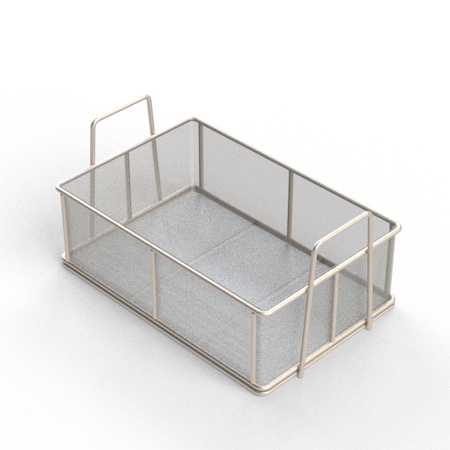 Anysizebasket Rectangular Wire Mesh Basket: 18Lx12Wx6H, 304 SS, 5/16 ...