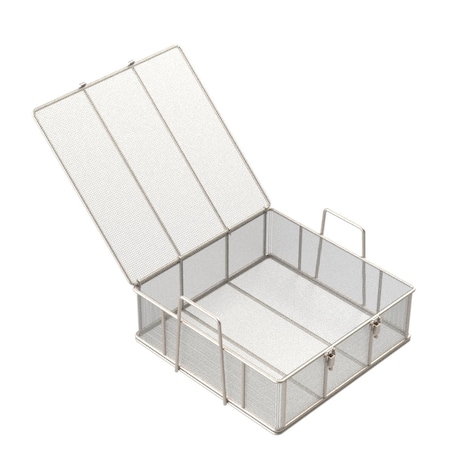 Anysizebasket Rectangular Wire Mesh Basket: 18Lx18Wx6H, 304 SS, 5/16 ...