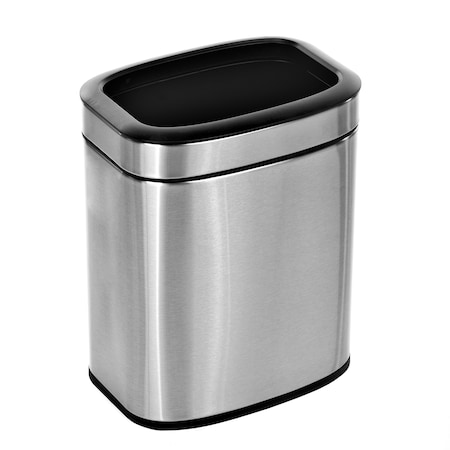 Alpine Industries 2.6 Gal. Stainless Steel Rectangular Liner Open Top ...
