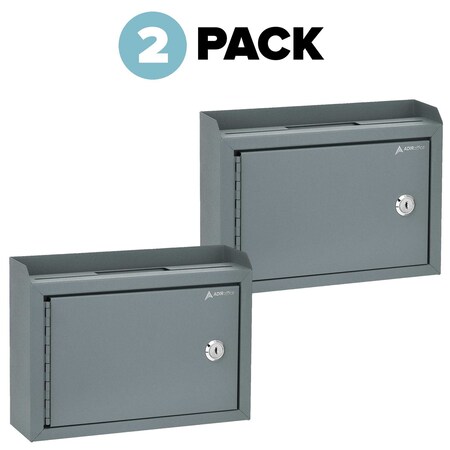 Adiroffice Wall Mountable Medium Size Steel Multi-Purpose Suggestion ...