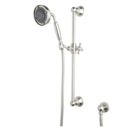 Rohl Hand Shower Hose Bar And Outlet Set, Polished Nickel, Wall 1311PN ...