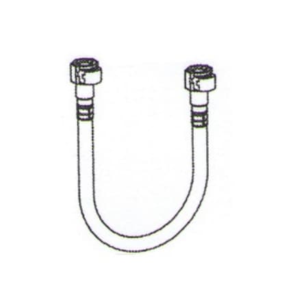 Moen Flexible Hose Kit, Brb 193052BRB | Zoro