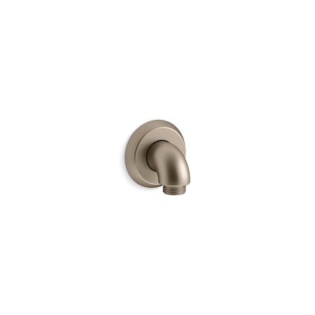 Kohler FortÃ© Wall-Mount Supply Elbow With Check Valve 22174-BV | Zoro