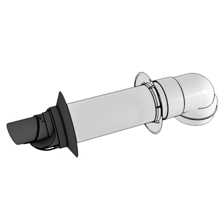 Rinnai 21" Condensing Horizontal Vent Termination, 2x4 Concentric Kit ...