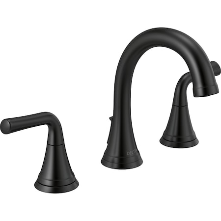 Delta Kayra Two Handle Widespread Bathroom Faucet 3533LF-BLMPU | Zoro