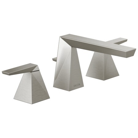 Delta Trillian Two Handle Widespread Bathroom Faucet 35543-SSMPU-DST | Zoro