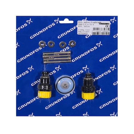 Grundfos Kit With Valve And Diaphragm For Dosing Pump 97751433 | Zoro