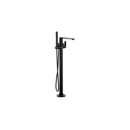 Moen Greenfield One-Handle Tub Filler & Handshower in Matte Black 620BL ...