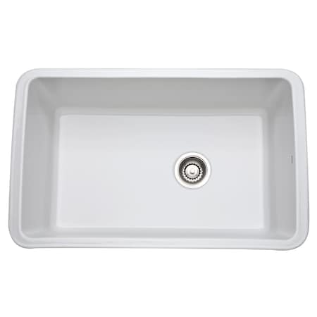 Rohl Kitchen Sink, Undermount Mount, 1 Hole 6307-00 | Zoro