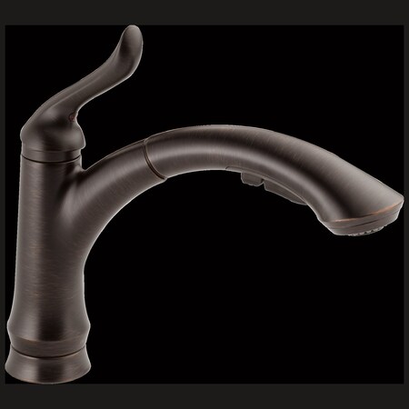 Delta Linden Single Handle Pull-Out Kitchen Faucet 4353-RB-DST | Zoro