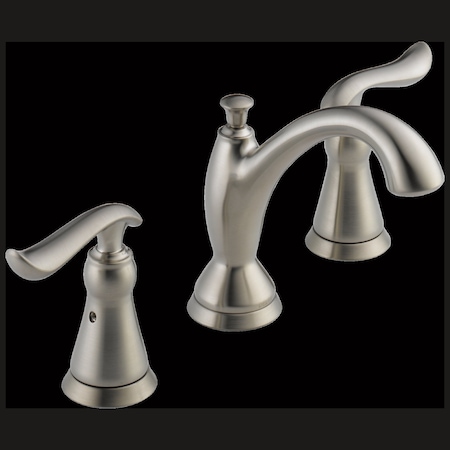 Delta Linden Two Handle Widespread Bathroom Faucet 3594-SSMPU-DST | Zoro